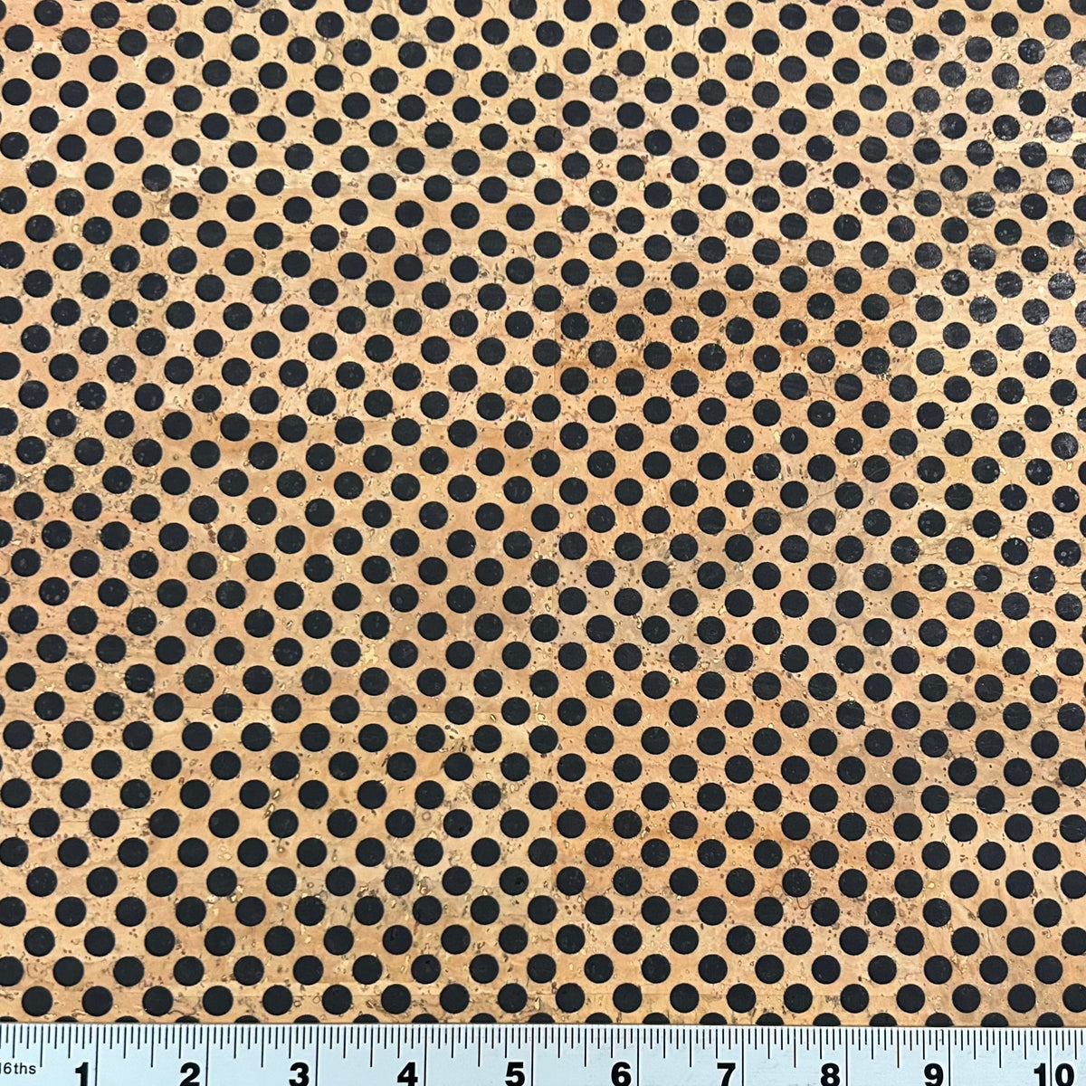 Black Dots on Surface Cork Fabric – Cork and Cloth